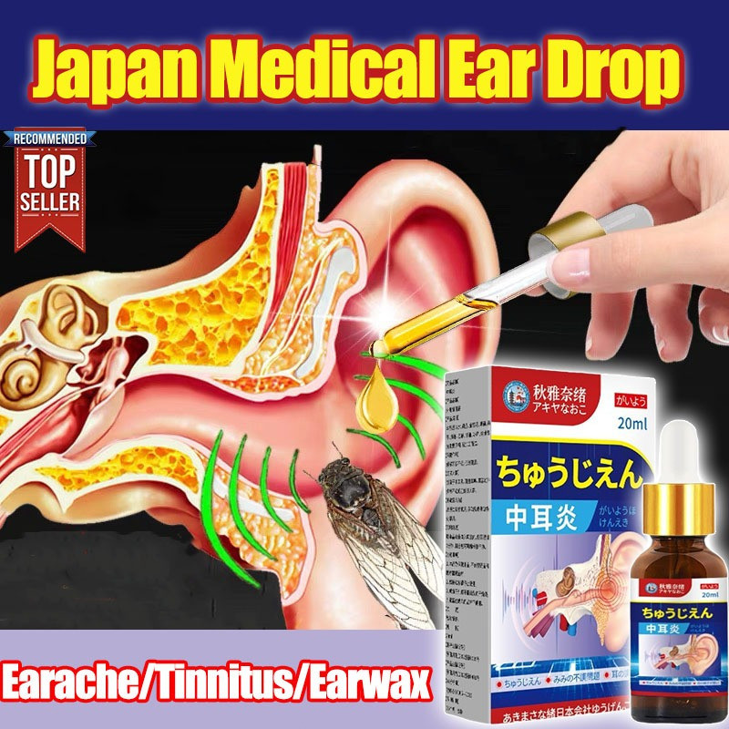 Ear Drop for Ear Infection 20ml Ear Wax Removal-Tinnitus Relief Ear ...