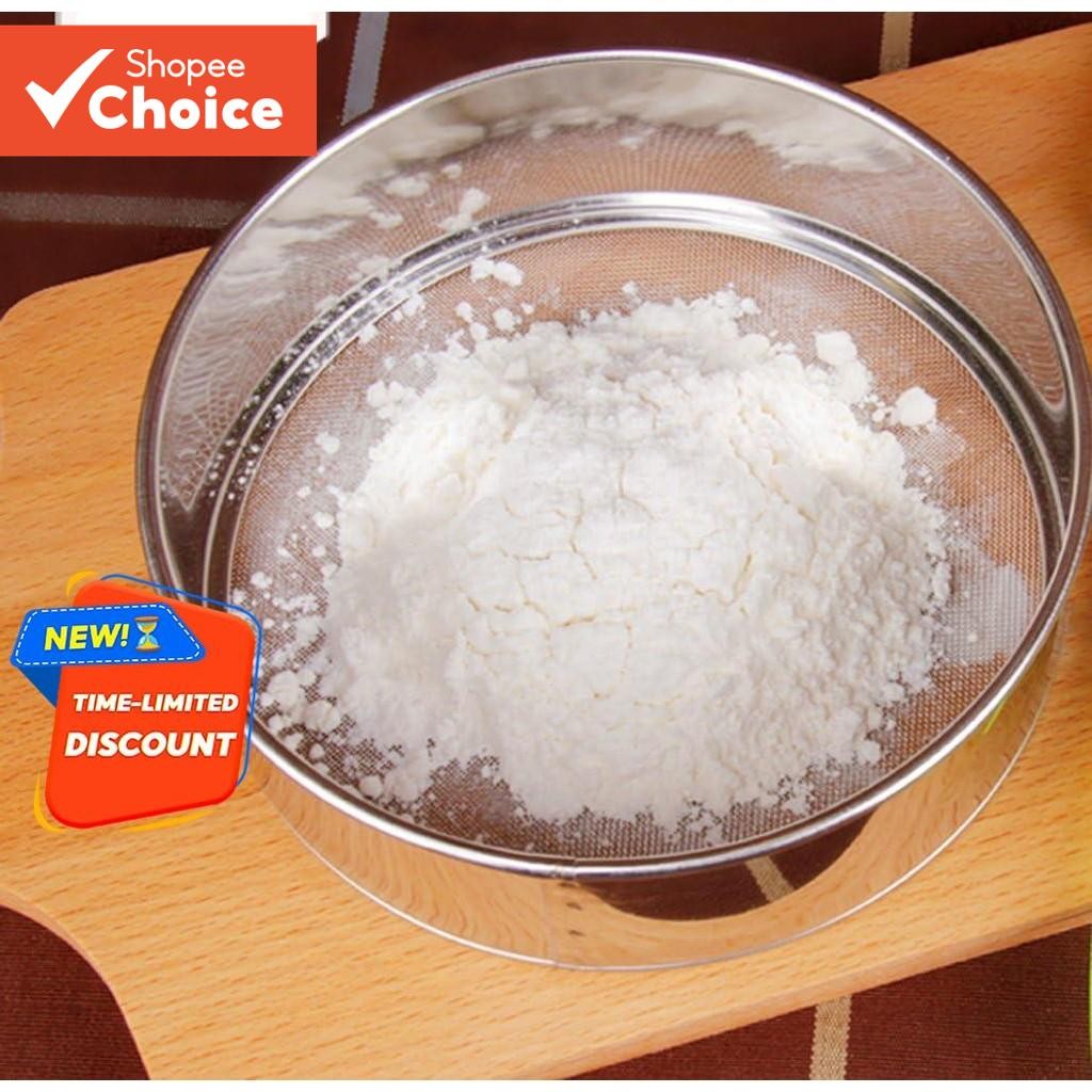 40 Mesh Flour Sieve Stainless Steel Round Flour Sieve Strainer with ...