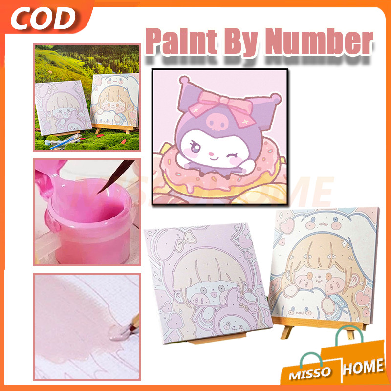 DIY Digital Painting Kit Canvas Painting/Cartoon DIY Painting Kit ...