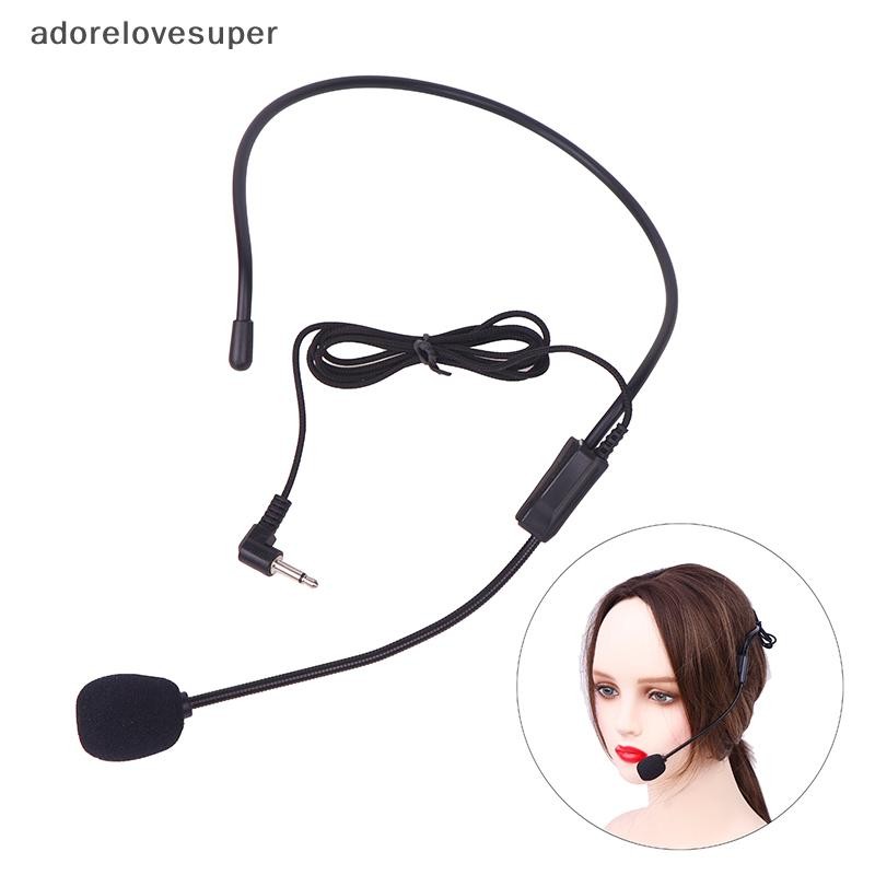 AD1PH DIY Accessories Headset Wired Microphone Ear Mounted Teachers ...