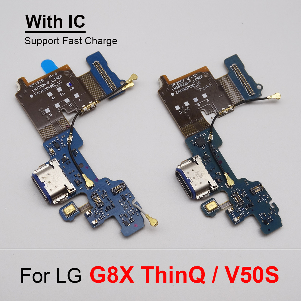 USB Charging Port Board For LG G8X ThinQ G850 LMG850UM V50S LM-V510N Charger Dock Socket ...