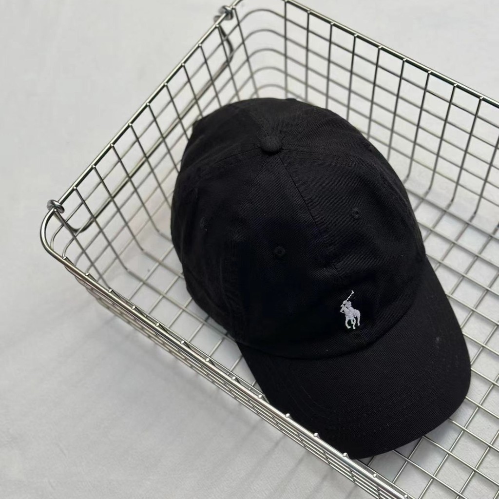 Ralph Lauren Hat Soft Top Ponytail Logo Baseball Cap Versatile Duckbill ...
