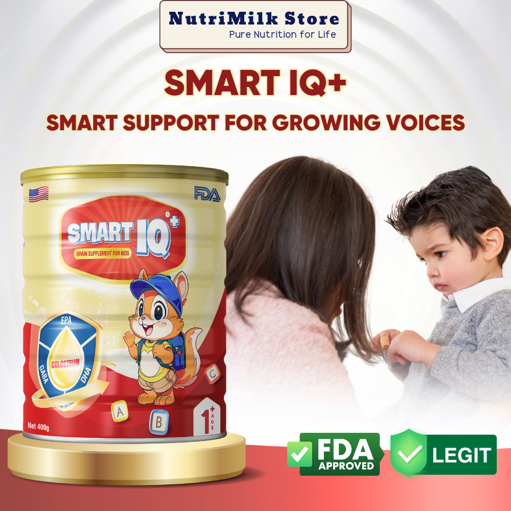 [HOT DEAL ] Smart IQ Milk 400g | Brain Supplements for Kids DHA GABA ...