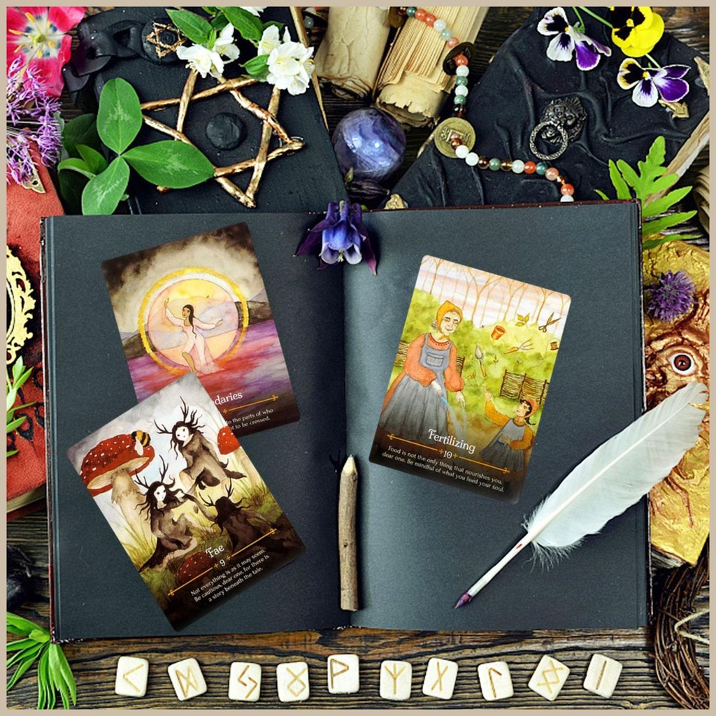 Tarot Cards Tabletop Cards Portable Divination Interesting Board Game ...