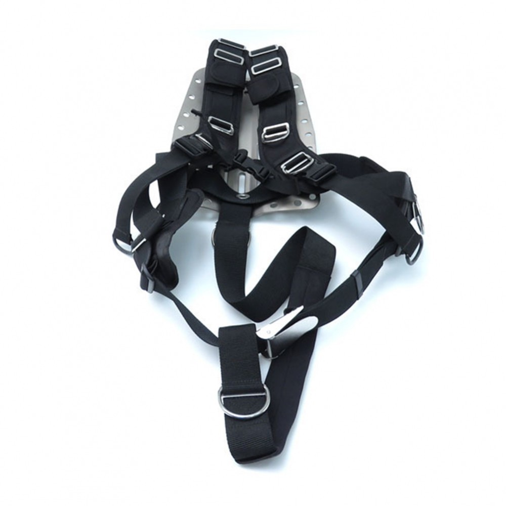 Backplate Harness Set Secure Equipment Fixing For BCD Backplane Scuba ...