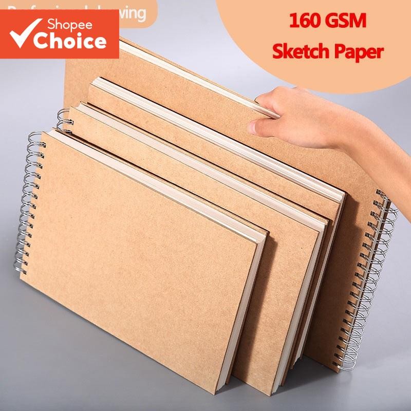 160 GSM Professional sketchbook Thick paper piral Graffiti notebook Art ...