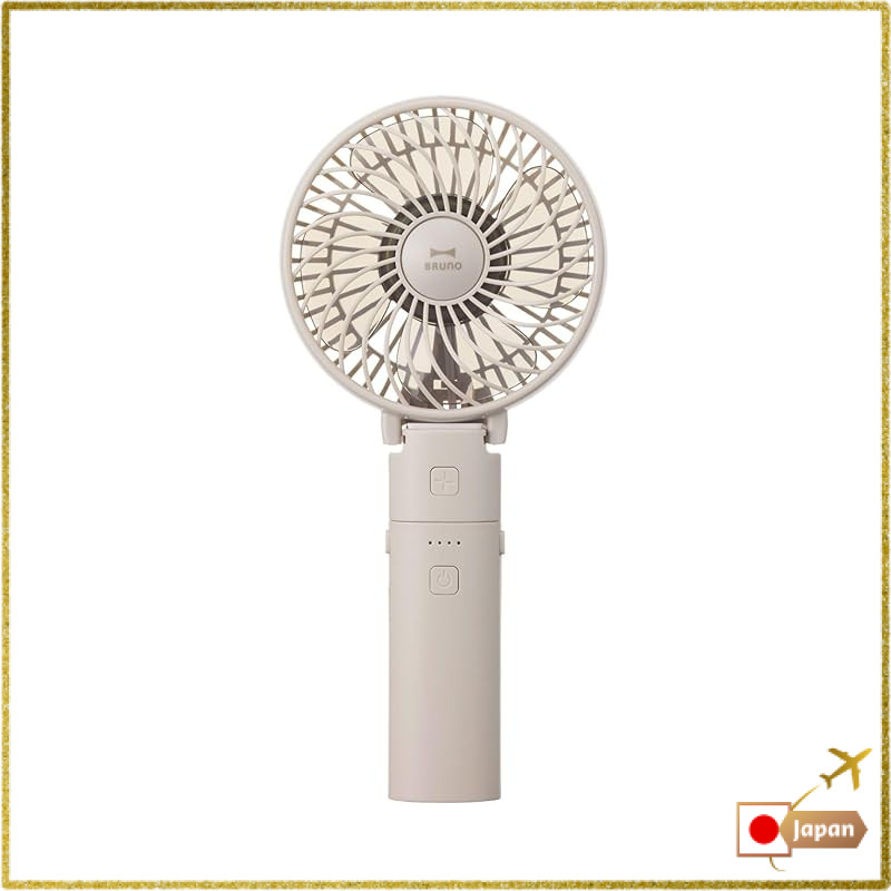 BRUNO Portable Mini Fan - Handy Desk Fan with Type-C Charging, Foldable ...