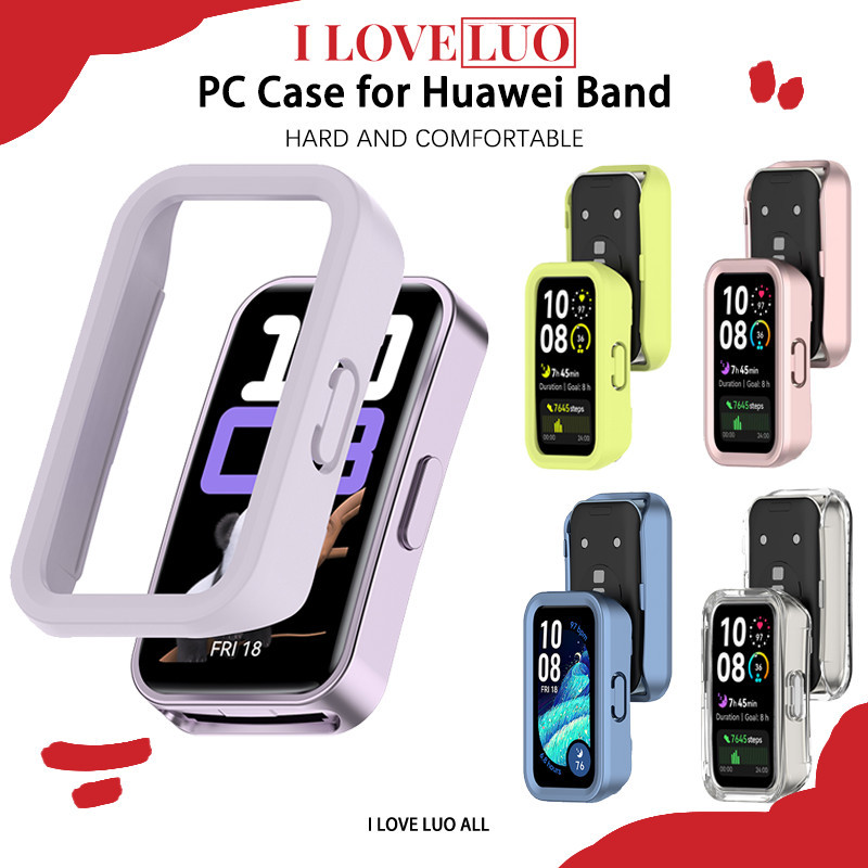 PC Case for Huawei Band 10 9 8 Hard Matte Hollow Screen Protector ...