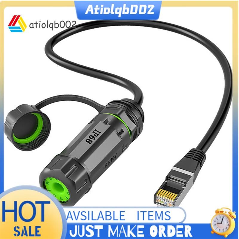IP68 Waterproof Ethernet Adapter M20 RJ45 Shielded CAT6A Network Panel ...