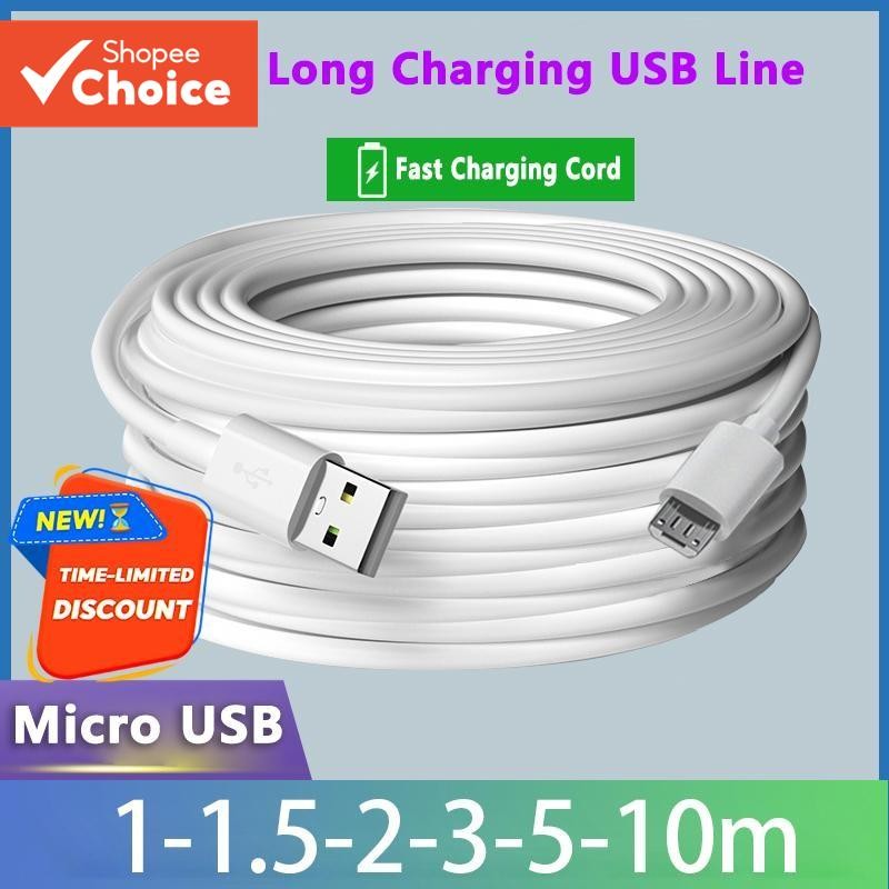 5A max 10M Android micro USB cable for camera monitor recorder ...