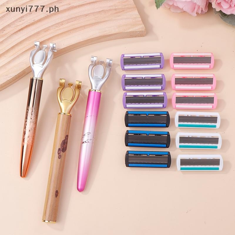 XY&HB 6 Layer Safety Razor Men And Women Body Hair Bikini Safety Razor ...
