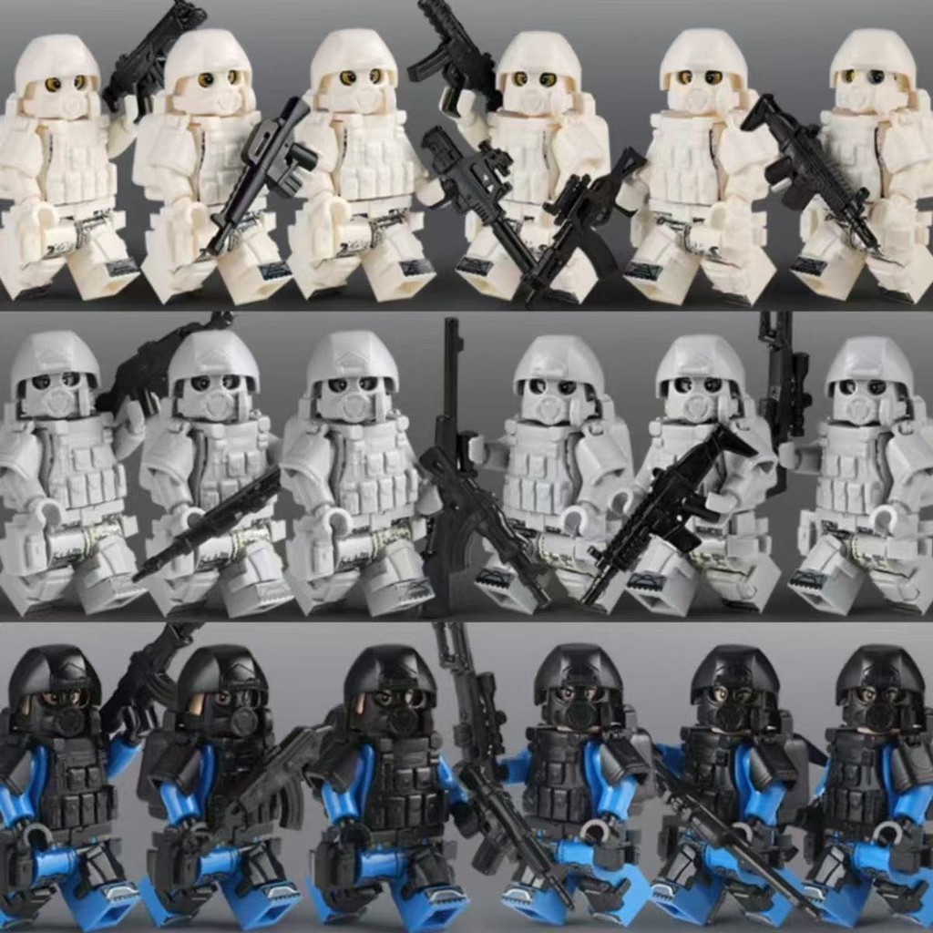 Compatible Lego Panther Reloaded Military Biochemical Gas Mask Warrior ...