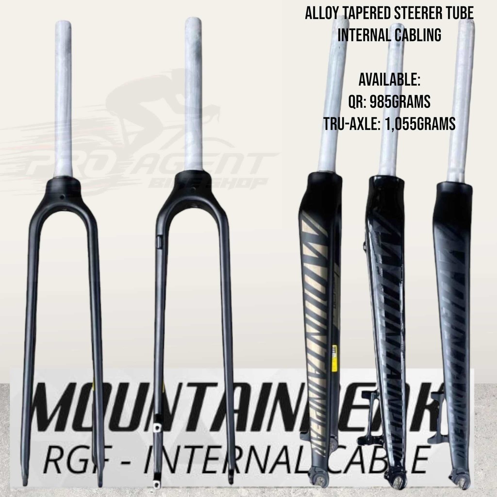 MOTION X 2025 Mountainpeak Rigid Fork RGF QUICK RELEASE and THRU AXLE ...