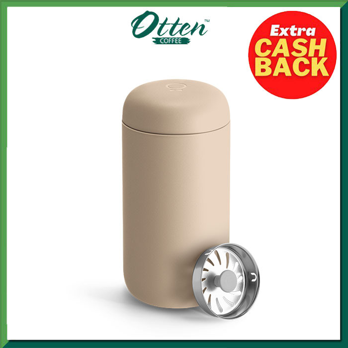 Fellow - Carter Move Mug with Splash Guard Tumbler (Sand Dune) - 12 Oz ...