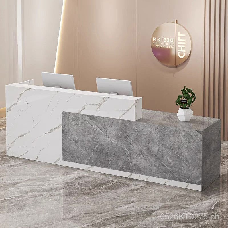 Minimalist Bar Table Small Reception Desk Front Desk Convenience Store ...