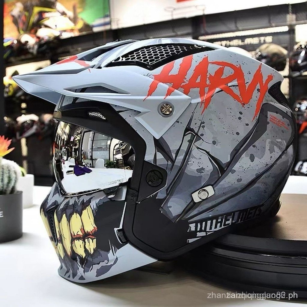 Spain MT Street Fighter Combination Helmet Motorcycle Helmet Retro ...