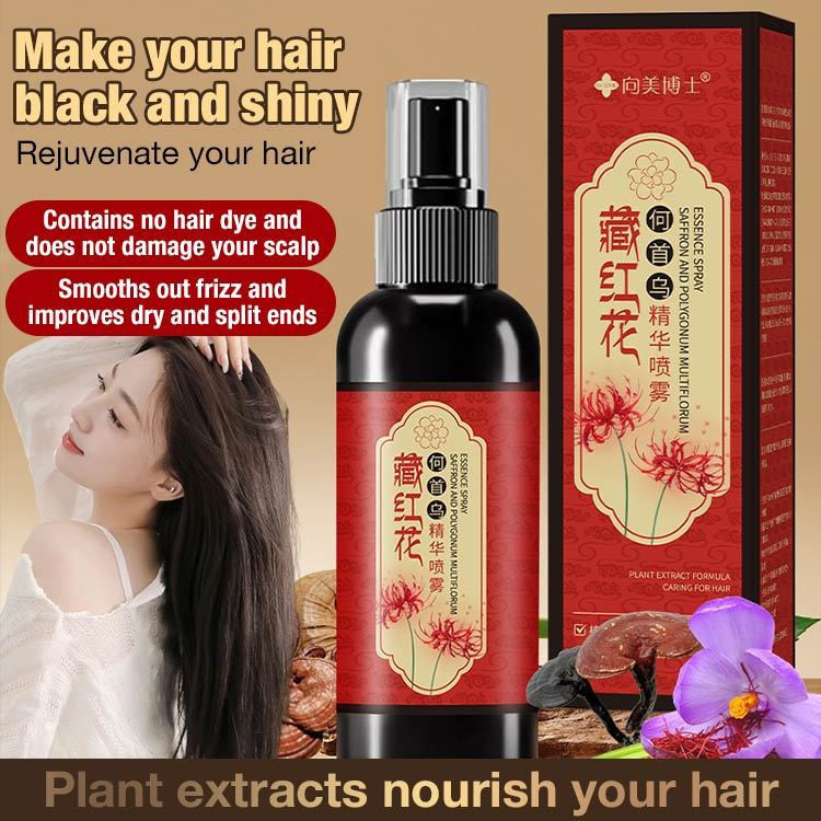 Saffron Hair Care Essence Spray Herbal Gray Hair Spray Original Non ...