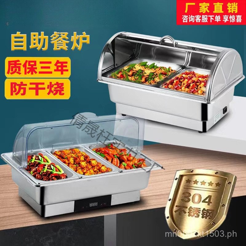 Insulated Electric Heating Table for Restaurants, Commercial Stainless ...