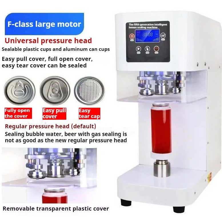 55 caliber non rotating fully automatic aluminum can sealing machine ...