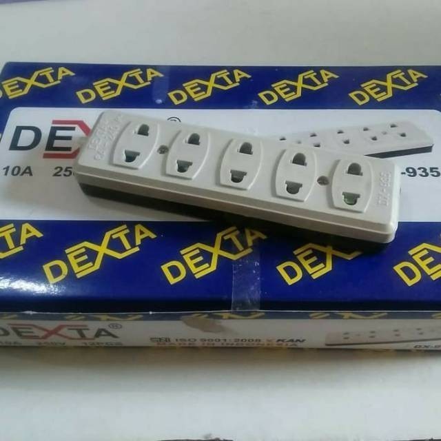 DEXTA DX-935 5-Hole Flat Electrical Terminal Plug | Shopee Philippines