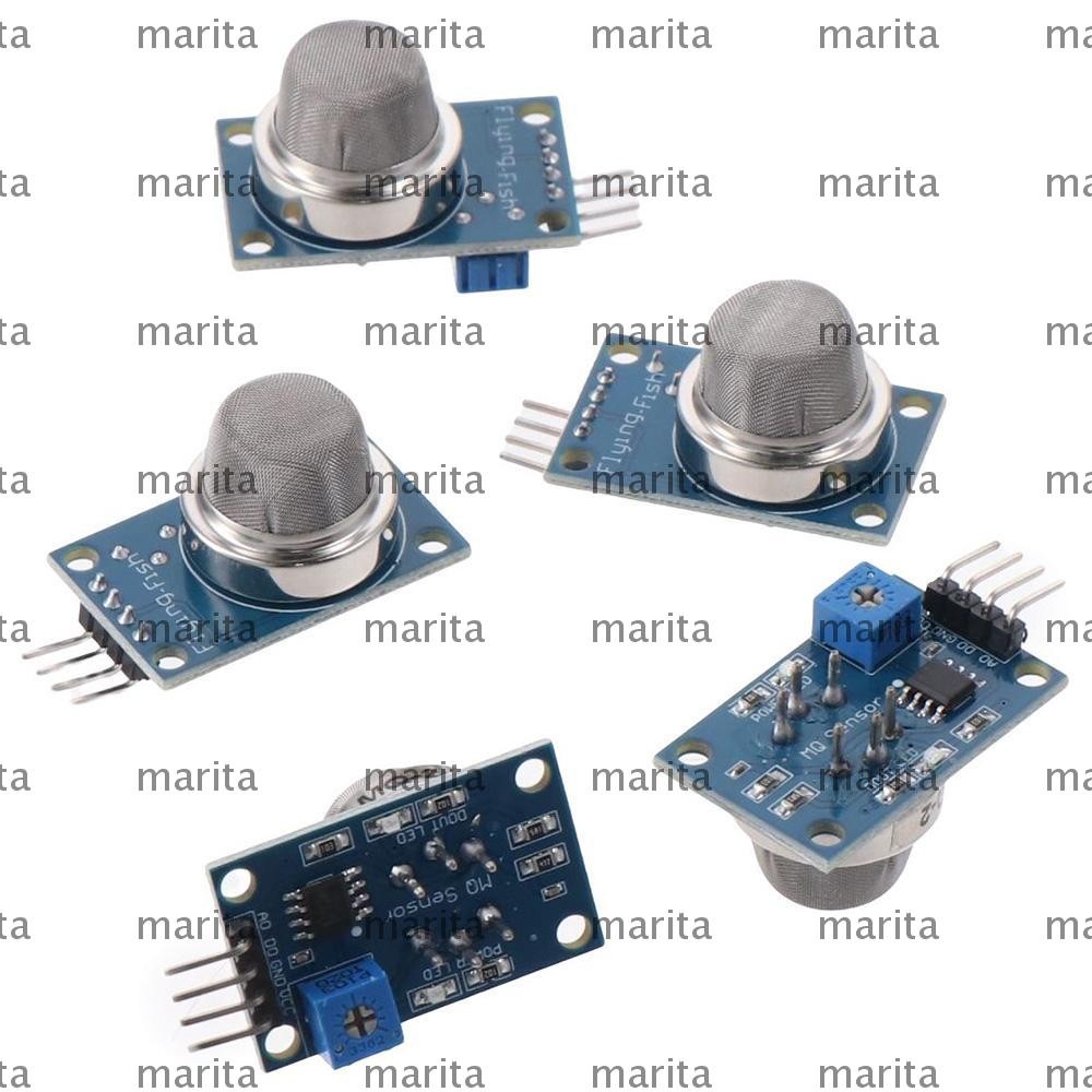 MARITA Methane Gas Sensor, DC 5V Blue Liquefied Combustible Gas Sensor ...