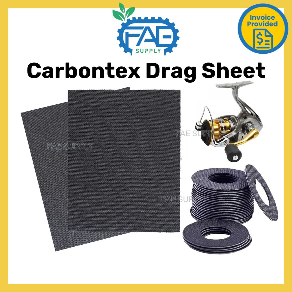 Carbontex Carbon Drag pad For Fishing Reels 0.5mm 0.8mm 1.0mm 1.2mm 1 ...