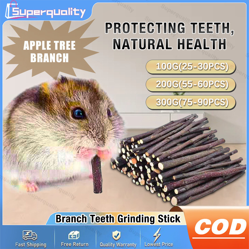 Hamster Rabbit Teeth Grinding Apple Tree Stick Minerals Molar Stone ...