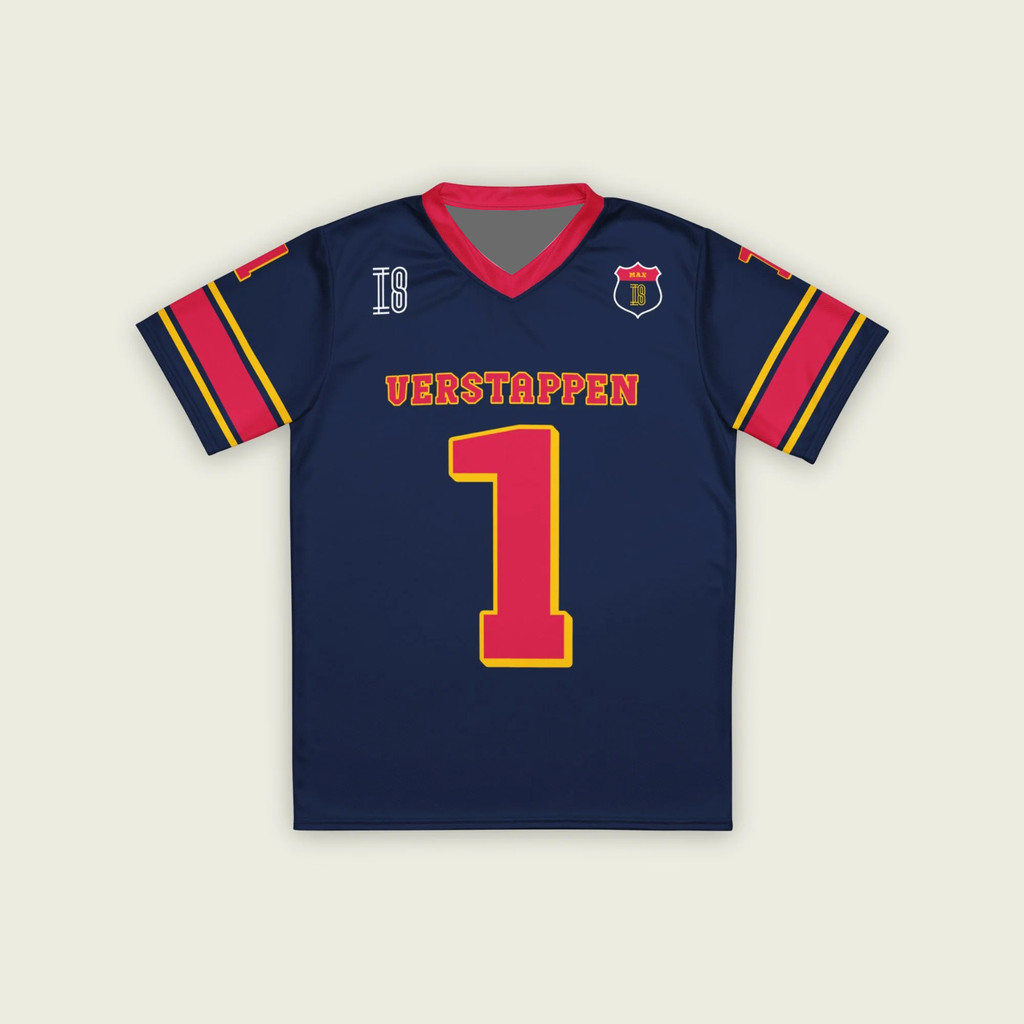 Red Bull Racing F1 Team Men's Football Jersey Outdoor Formula One Max ...