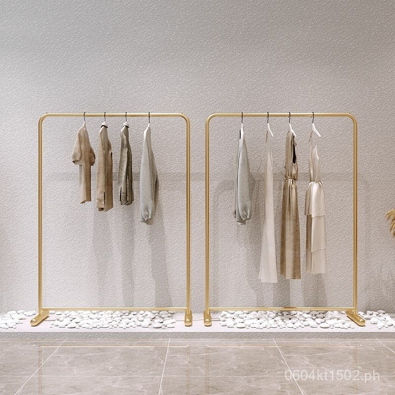 Shelf Hanger Women's Clothing Side Hanging Floor-standing Clothing ...