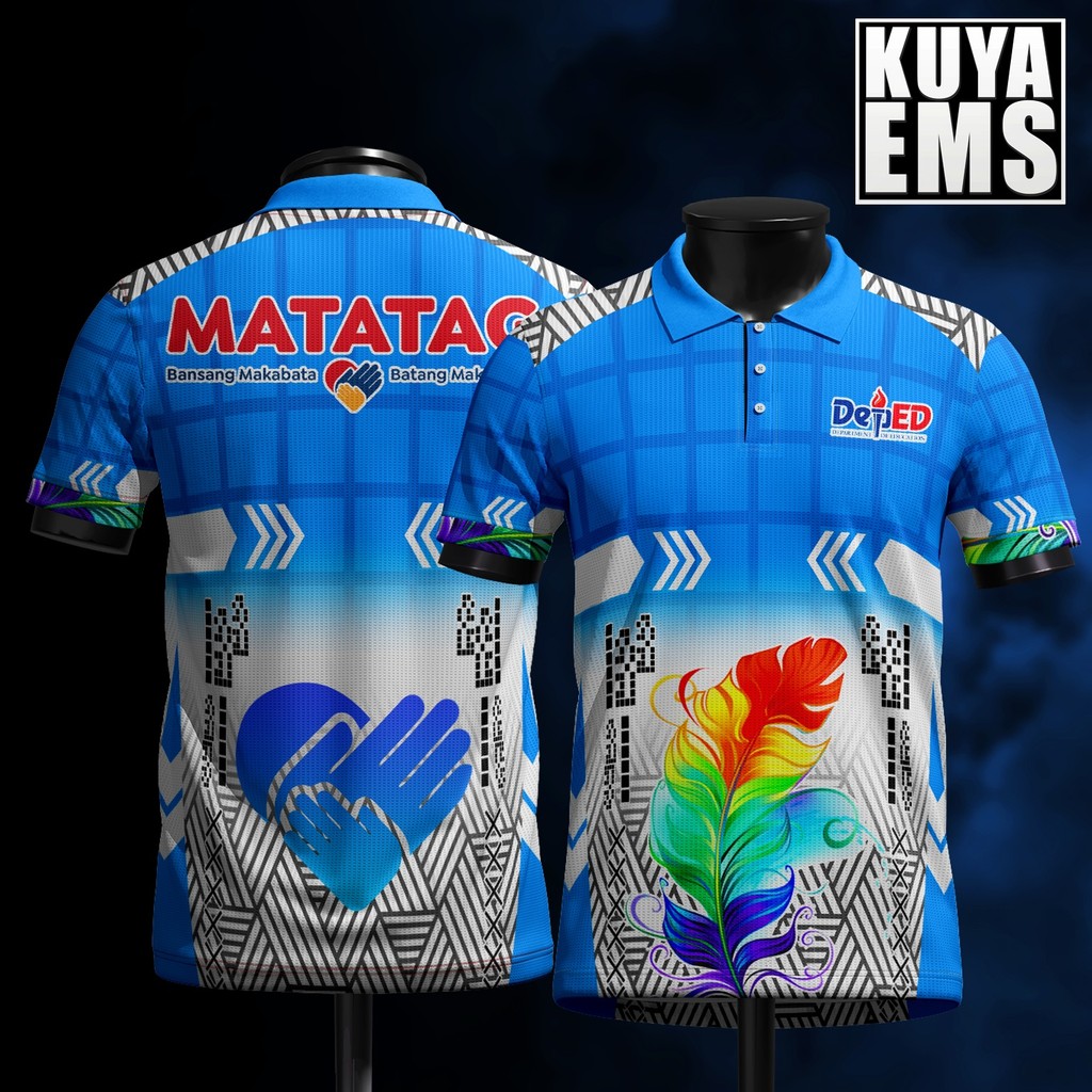DEPED UNIFORM 2025 FULL SUBLIMATION DEPED POLO SHIRT FOR MEN AND WOMEN ...