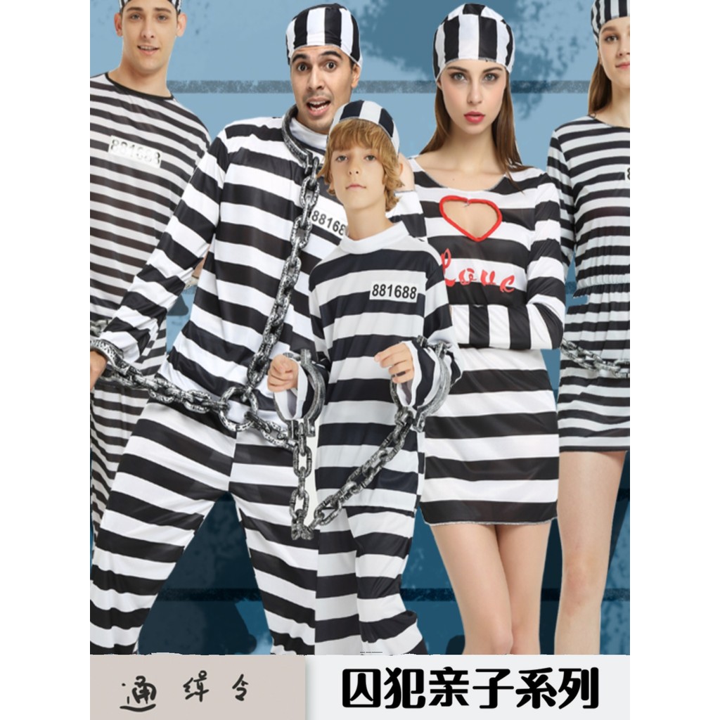 Popular Halloween Costumes Adult Cops and Prisoners Clothes Prisoners ...