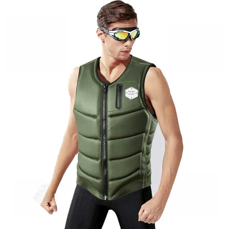[Legend2] Premium Elastic Neoprene Impact Vest surfing Comp Vest Men ...
