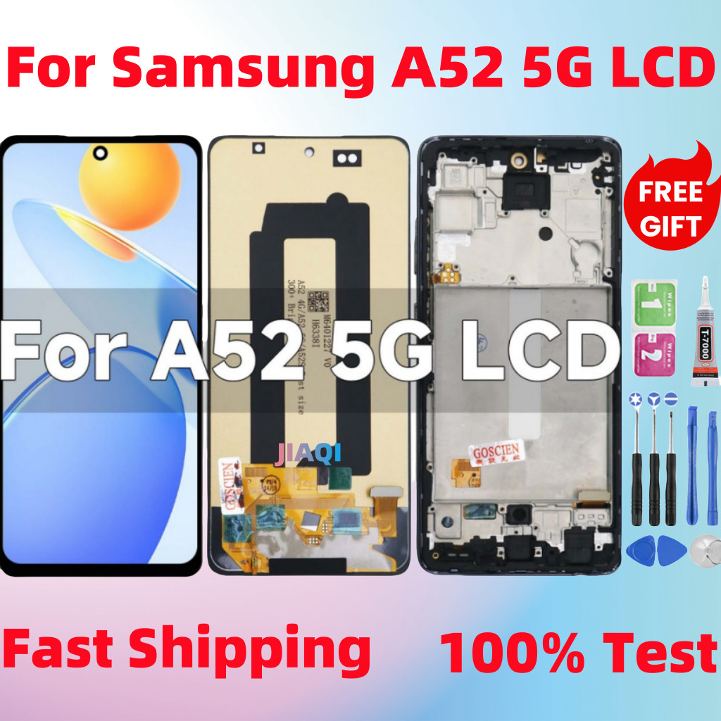 For Samsung Galaxy A52 5G A526 SM-A526B A526U LCD Display Touch Screen Digitizer Assembly With ...
