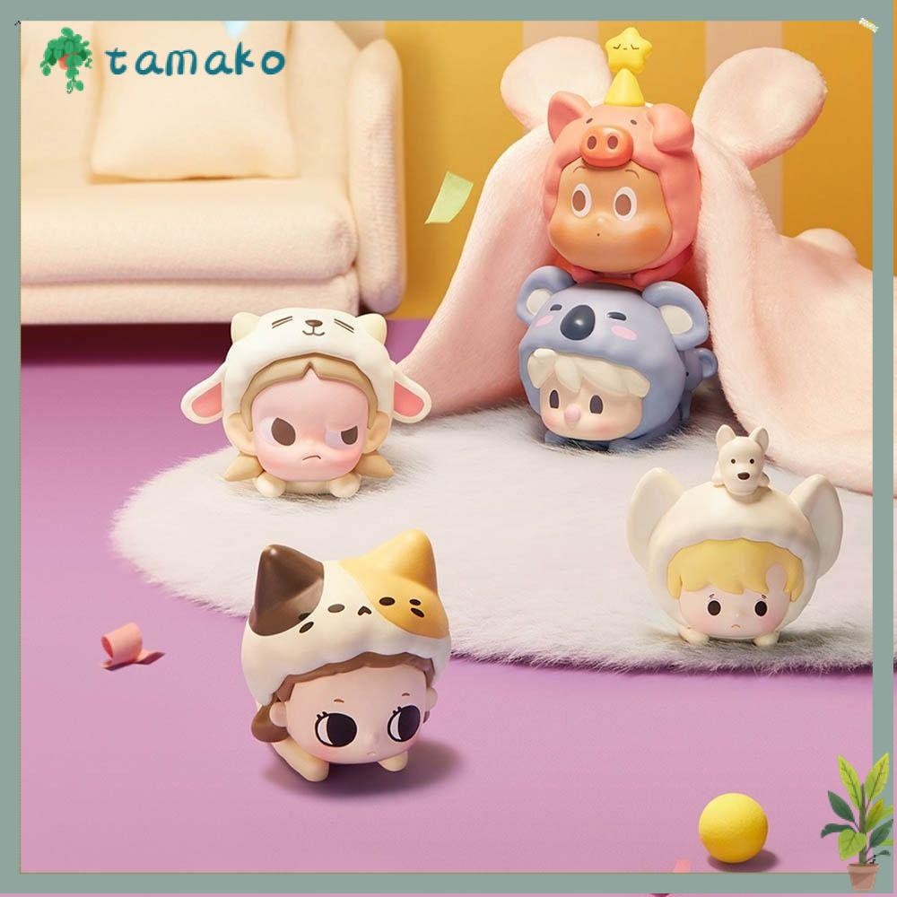 TAMAKO Box, PVC Pop Bean Mini Doll, Fashion Soap Bubbles CRYBABY Cute ...