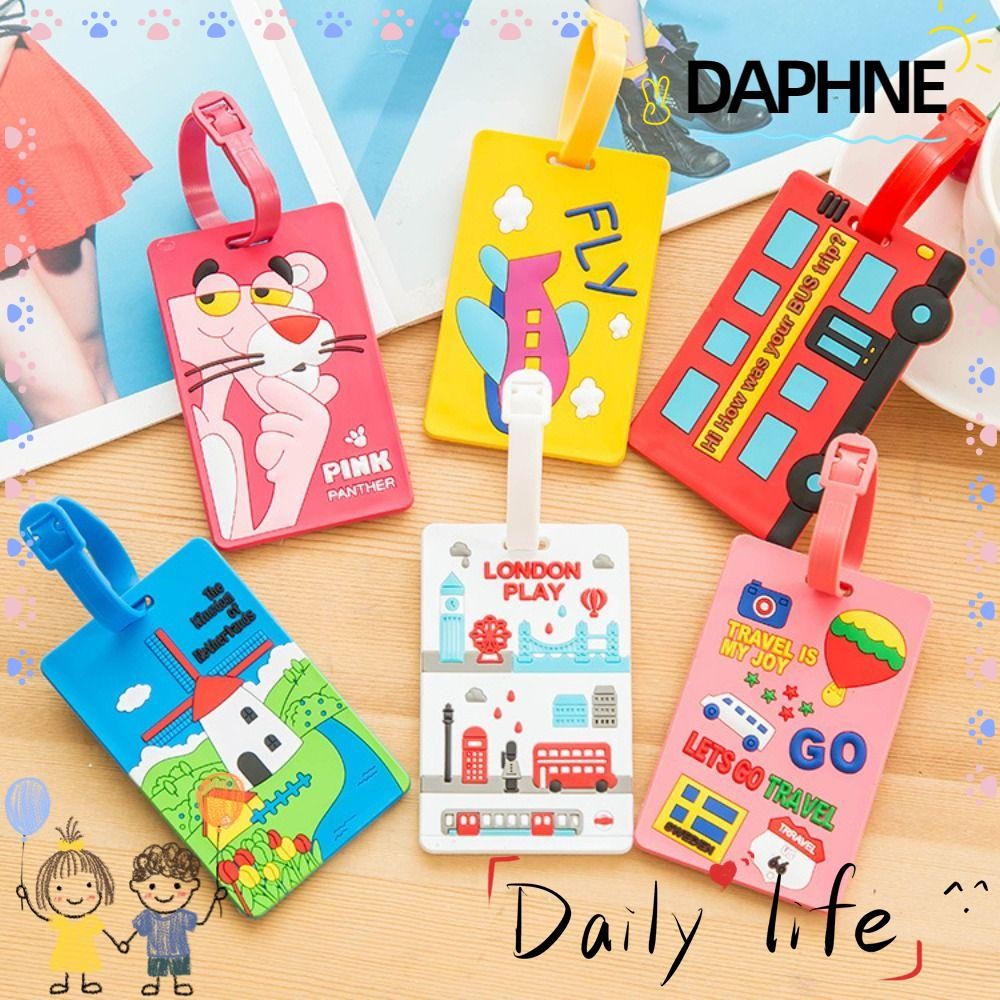DAPHNE Cartoon Luggage Tag, Cartoon Style Tigger Stitch Luggage Tag ...