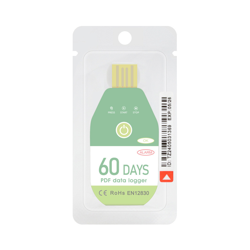 Mini USB Temperature Data Logger Disposable Temperature Recorder 18000 ...
