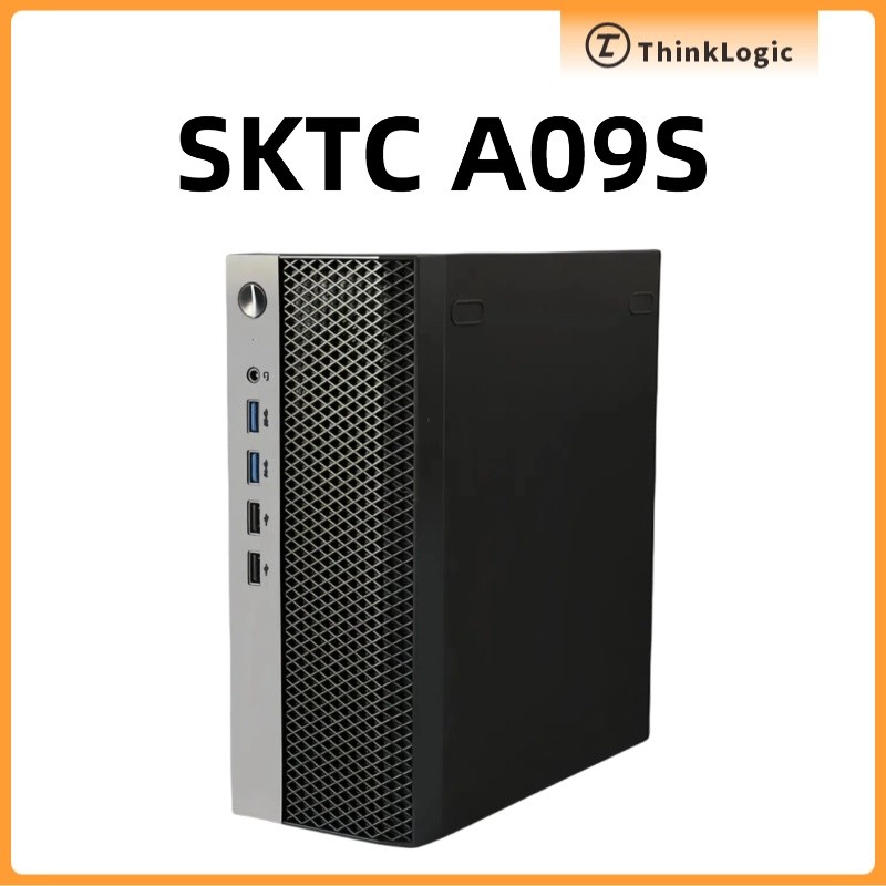 SKTC A09S Mini ITX Case 4.2L Small 1U Power Horizontal Stand Dual-Use ...