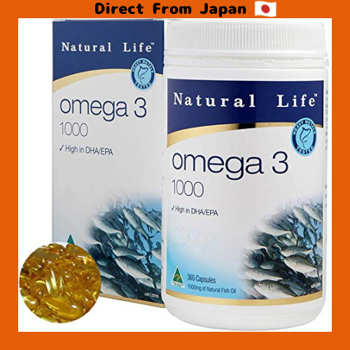 [Direct from Japan] Natural Life DHA EPA High Omega 3 1000mg x 365 ...