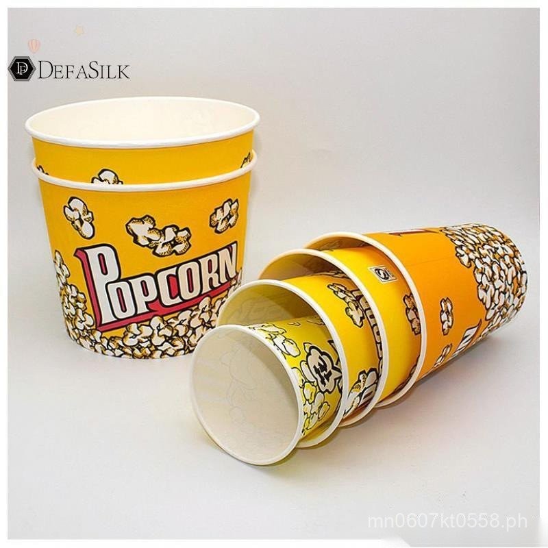 Disposable Cinema Packaging Paper Cup Special Bucket Popcorn Bucket Cup ...