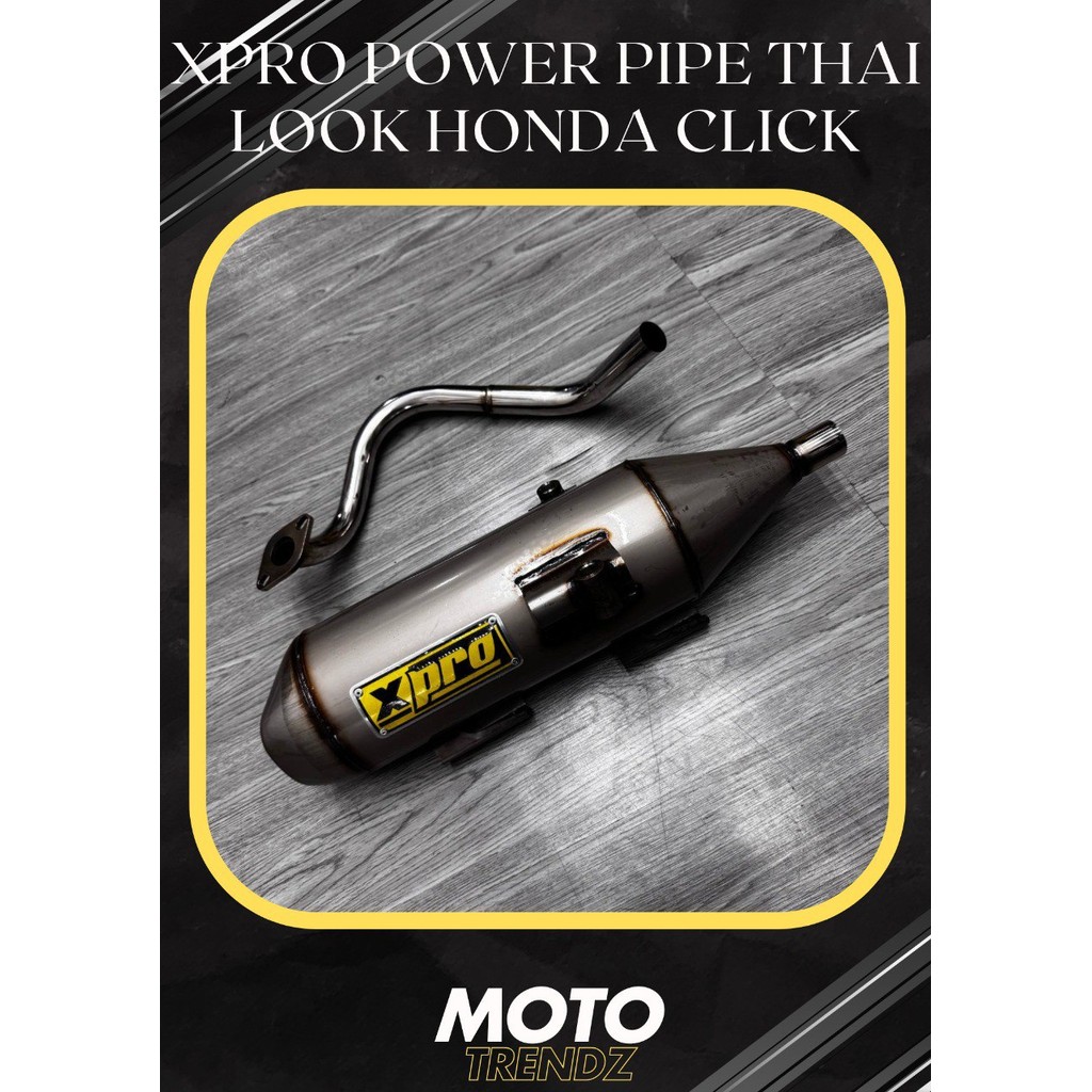 xpro power pipe thail look for honda click v2 and v3 | Shopee Philippines
