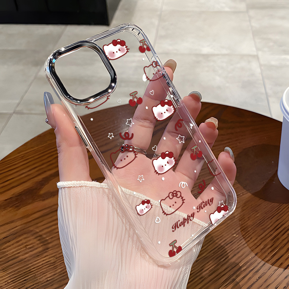 Hello Kitty Clear Plating For Case Infinix Smart 9 8 7 Infinix Hot 50i ...