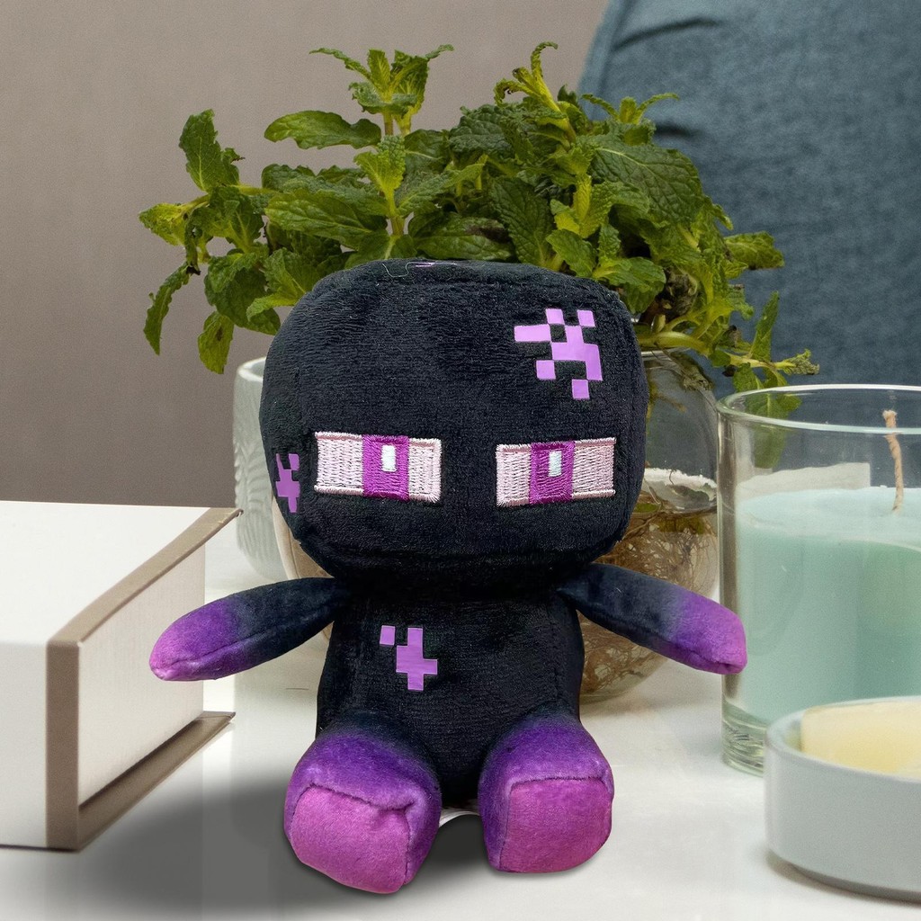 Minecraft Enderman Plush Toy Doll Colorful Sitting Enderman Game ...