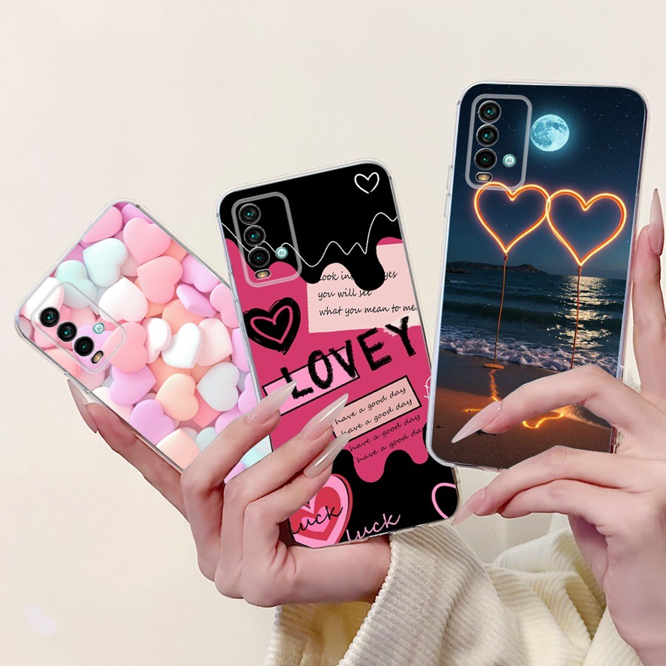 New Casing For Xiaomi Redmi 9 Power / Redmi 9T Case Cute Love Heart ...