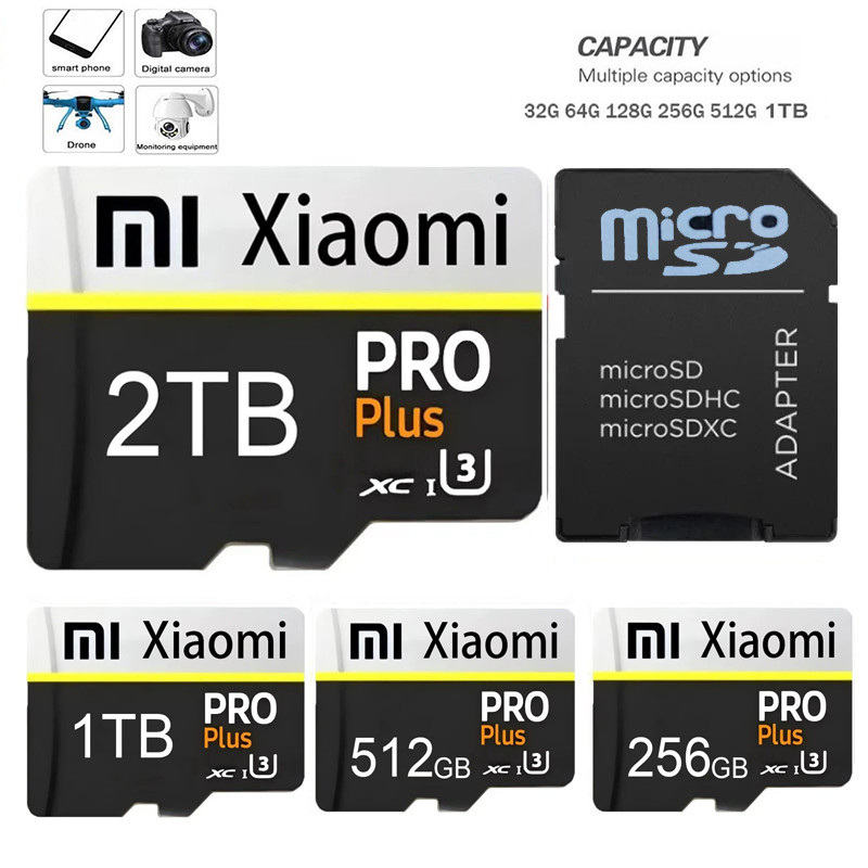 Micro TF SD Card Extreme SD Memory Card 2TB 128GB 1TB 512GB 256GB U3 ...