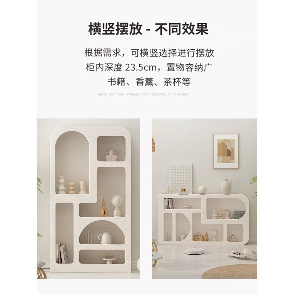 Storage Cabinet Living Room Bedroom Display Cabinet Bookshelf Floor ...
