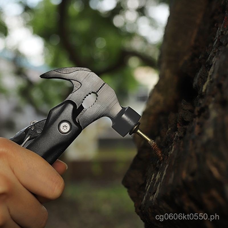 CJ Car Safety Hammer Self-Defense Integrated Claw Pliers Portable ...