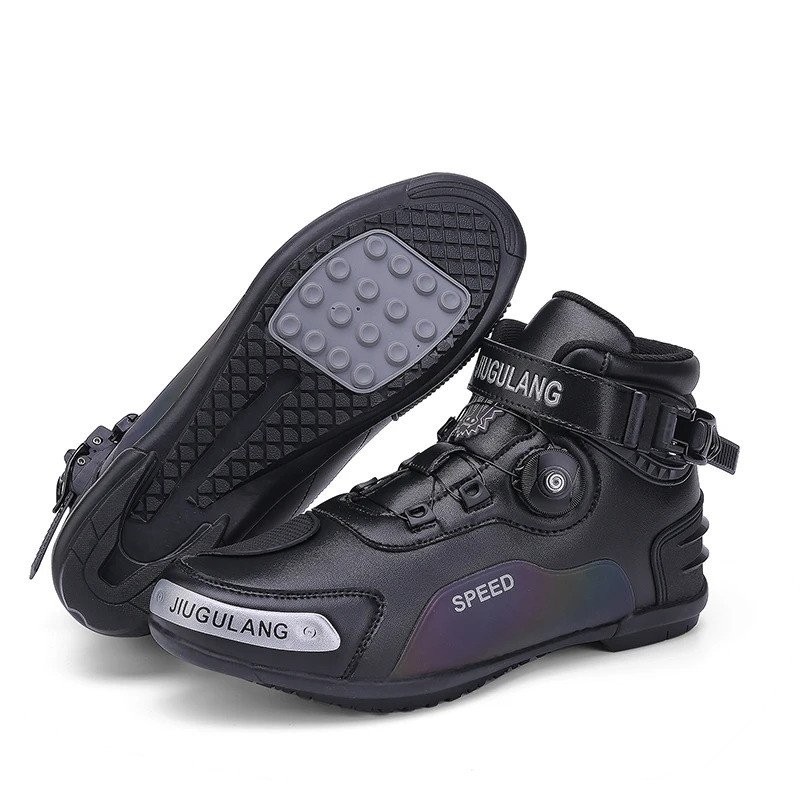 Waterproof Motorcycle Boots Men Women Outdoor Motorcycle Protective ...