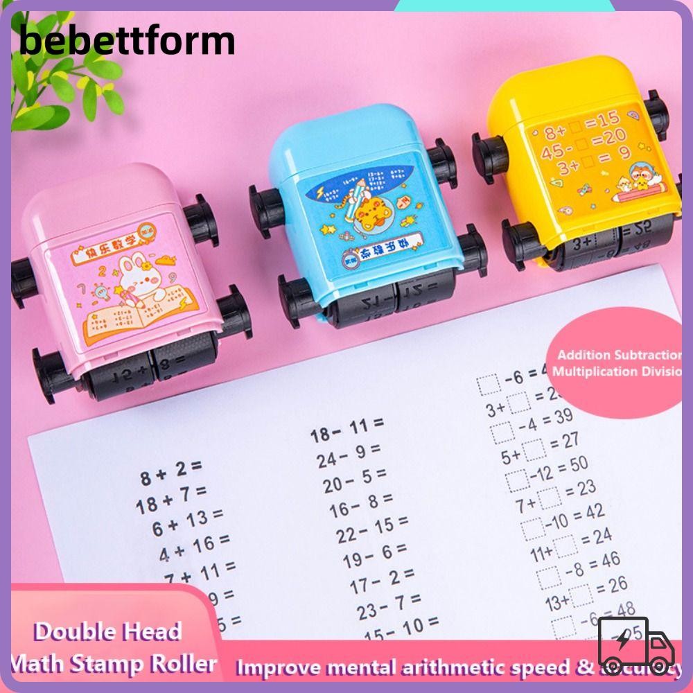 LUCKY Math Rolling Stamp, 2-in-1 Reusable Math Roller Stamp, Creative ...