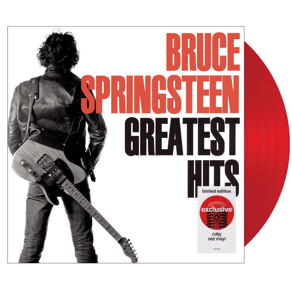 BRUCE SPRINGSTEEN Greatest Hits Vinyl, Cover Dent (Target, Red, 2LP ...