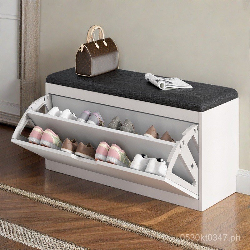 Shoe Changing Bench for Entryway Home Use Modern Cushion Long Bench ...